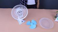 风扇上堆积的灰尘难以清理? 教你一招, 清洁干净明年再用