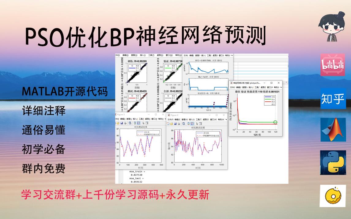 PSO优化BP神经网络预测++全网最详细注释系列+关注获取+进群获取...