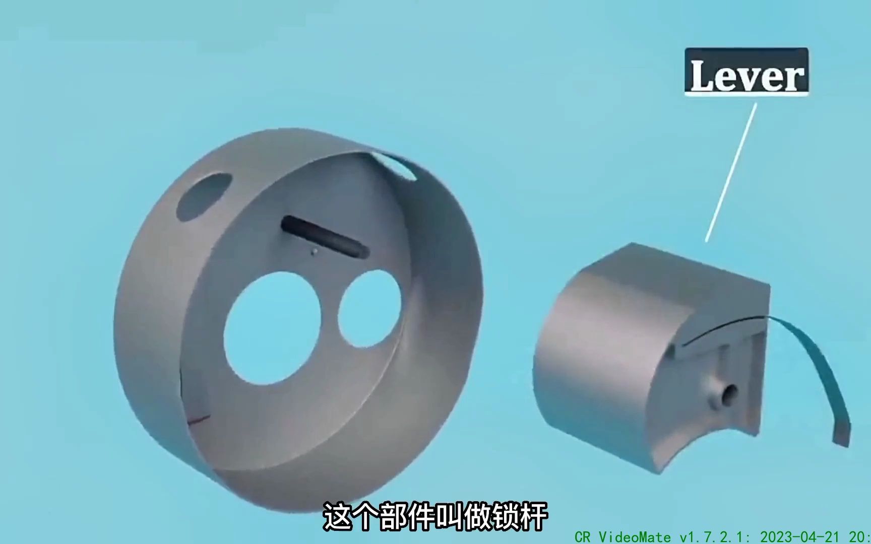 密码锁工作原理,看看密码锁内部到底长啥样?#知识分享 #科普