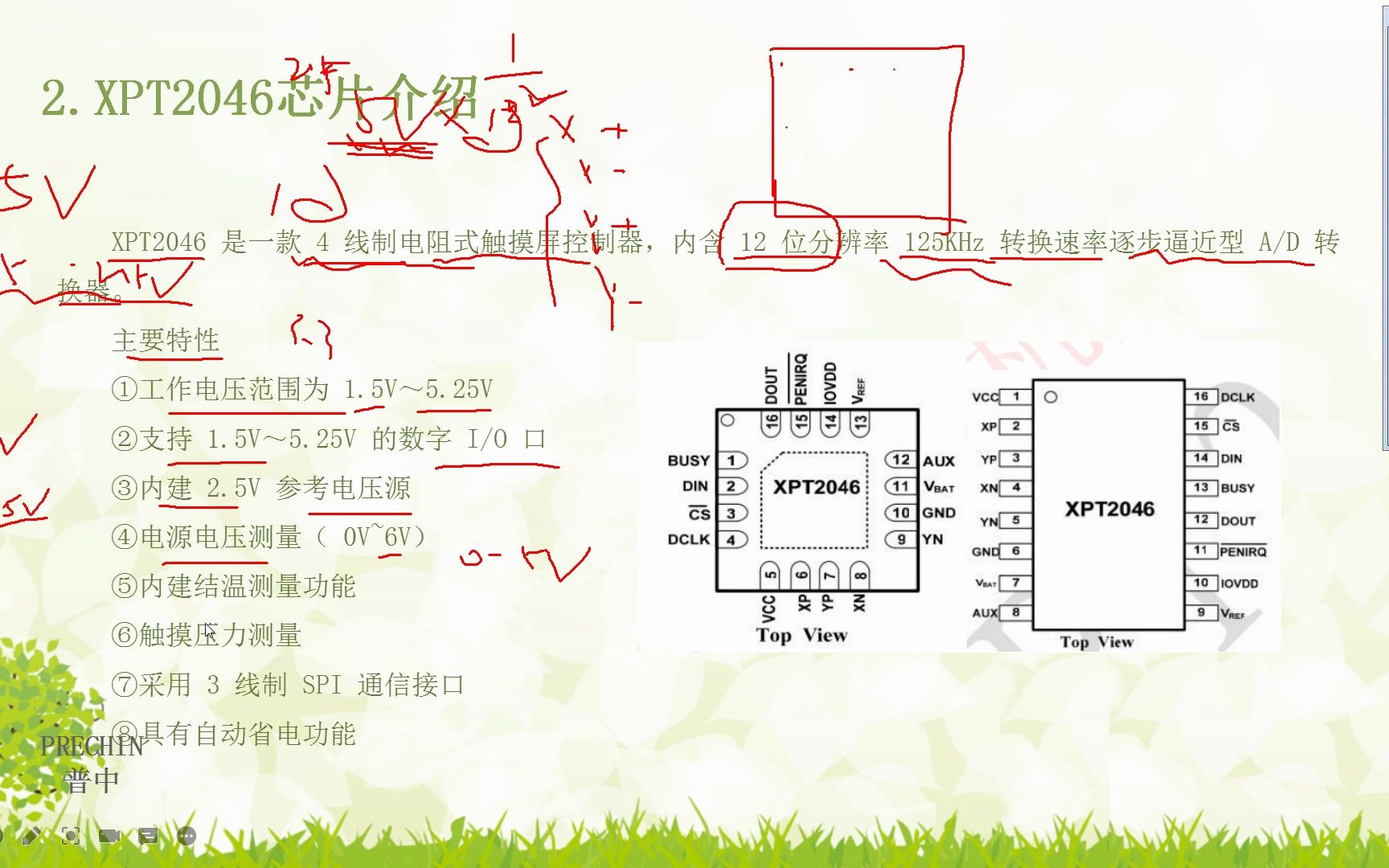 26.5-ADC模数转换实验--XPT2046芯片功能介绍