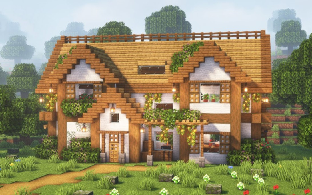 [我的世界]如何建造一个美观舒适的房子/教程