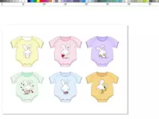 CDR服装教程设计短片模板 coreldraw童装欣赏
