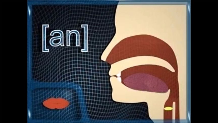 拼音an动画发音教学,一学就会,看看你的发音是否正确?