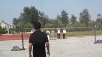 宝应特殊教育学校七、八年级学生体育课:排球发球