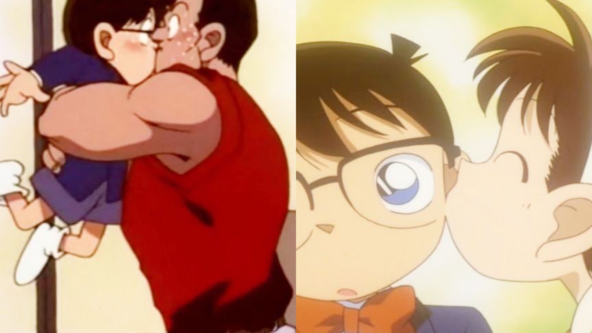 《名侦探柯南》最污的1集!柯南和男人接吻,场面一发不可收拾