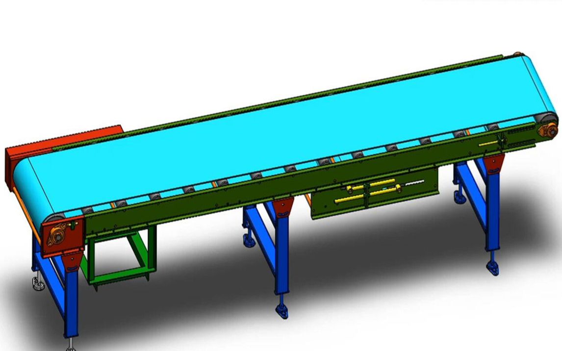 皮带输送机常用的支撑结构与张紧方式介绍