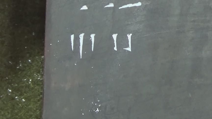 台湾书家陈国昭教你篆刻(三),边款的基本刀法示范——钩