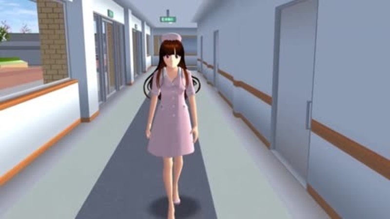 樱花校园模拟器:护士角色剧情实况游戏解说