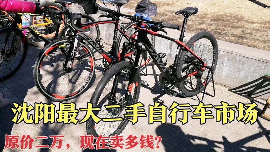 逛沈阳最大二手自行车市场,原价二万的,现在卖多钱?
