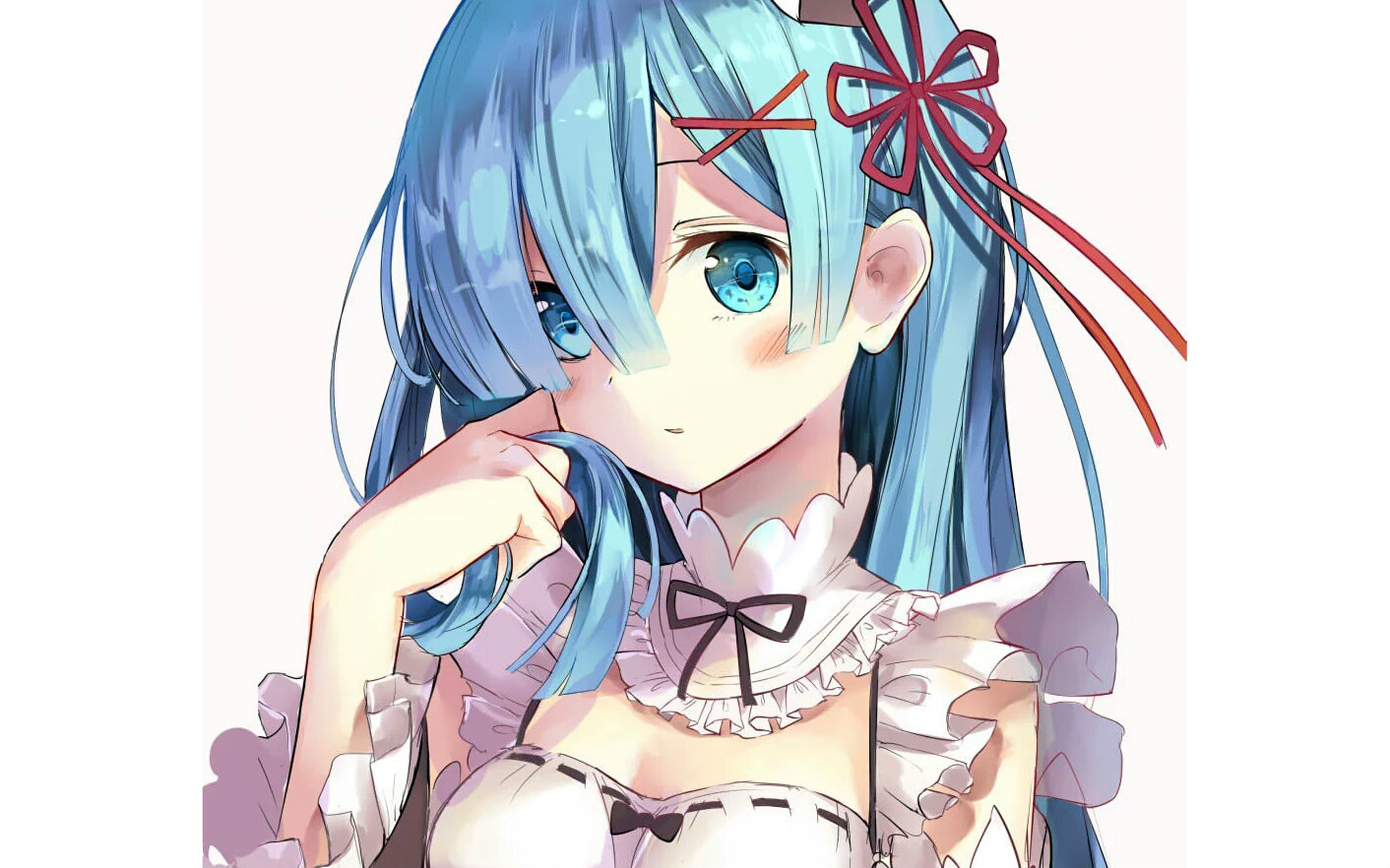 长发人妻蕾姆——一个黑白灰的世界