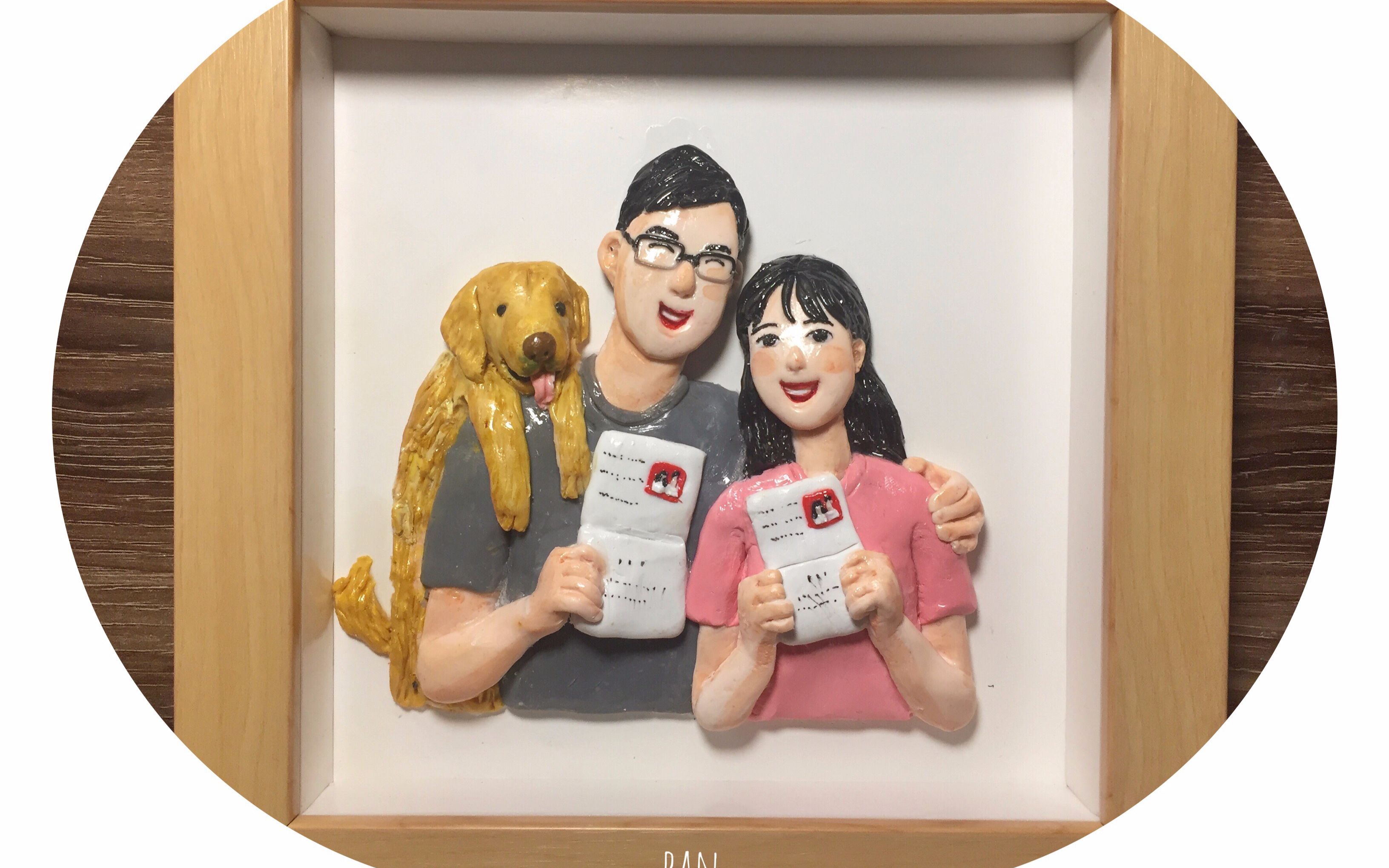 【Pan软陶手工】陶泥画制作过程全解视频!