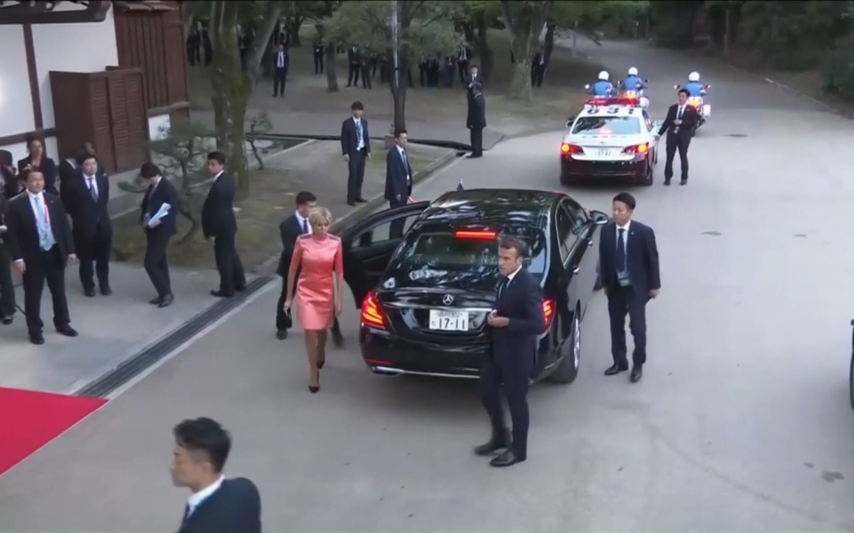 大阪参会的各国公务用车赏析