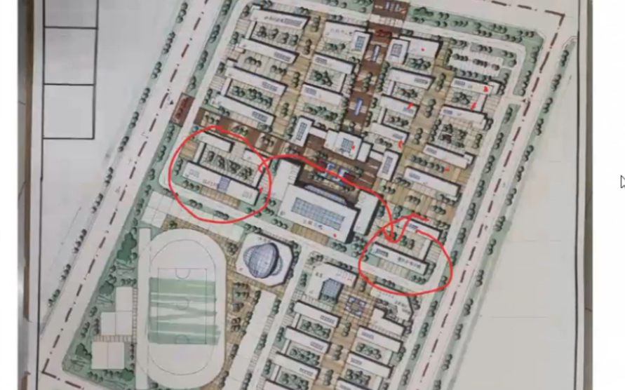 城乡规划考研快题方案13-东南大学校园规划设计