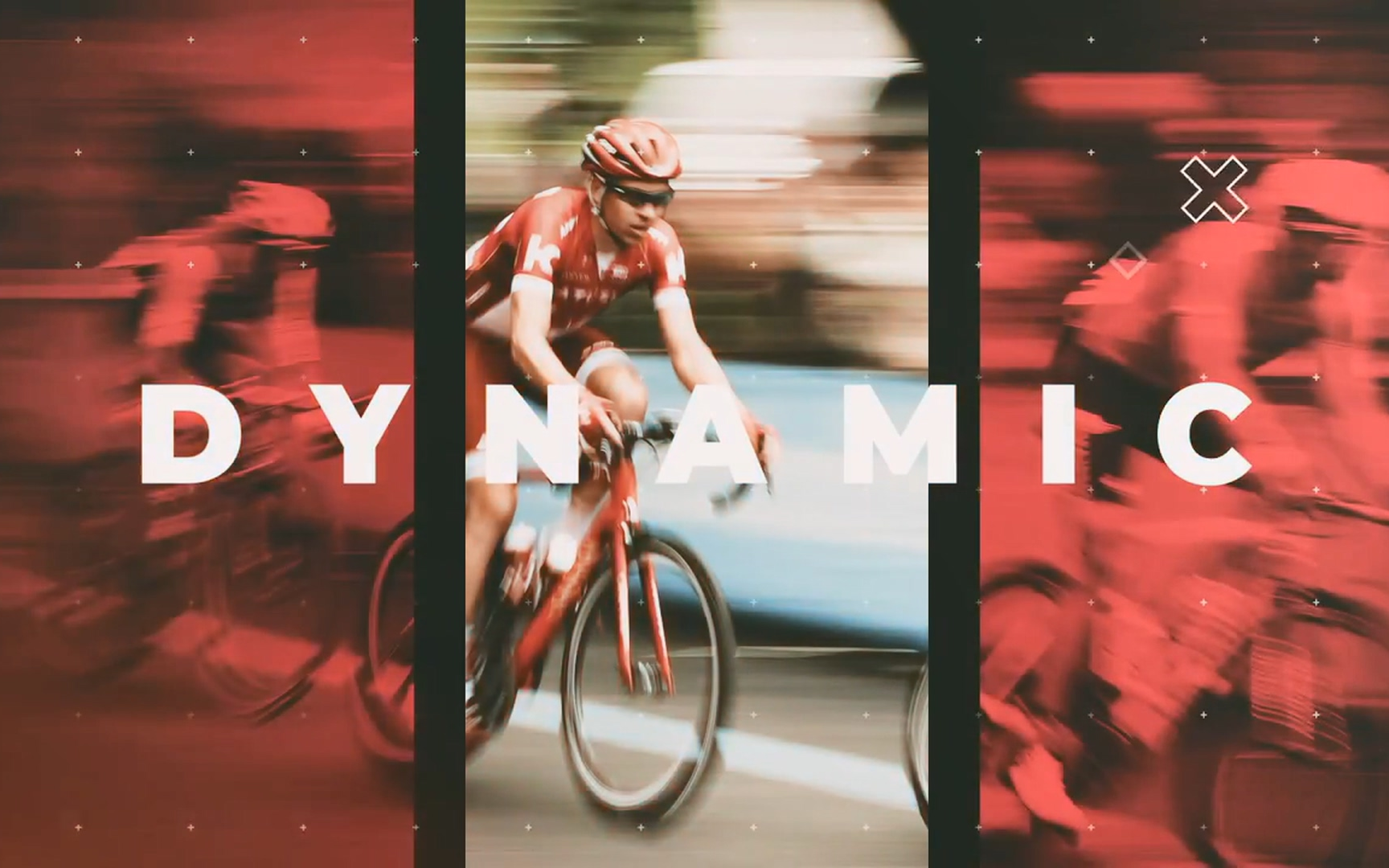 AE模板-照片破碎还原完整的极限运动片头花絮精彩镜头记录模板