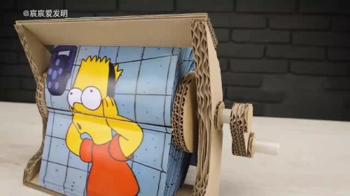 用废纸做翻页动画,小孩爱不释手