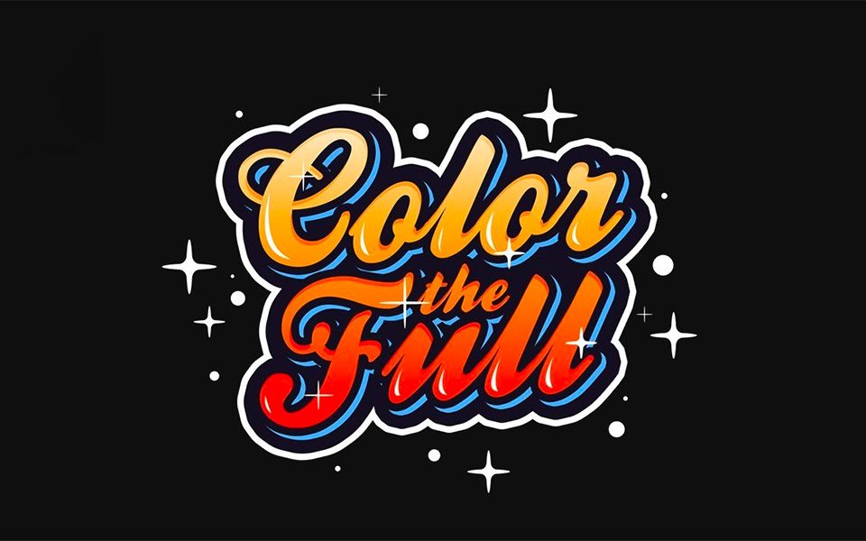 PS教程!复古渐变手写字体效果!