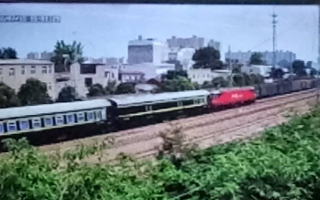 7.15云拍车:K598/9次列车过薛店站