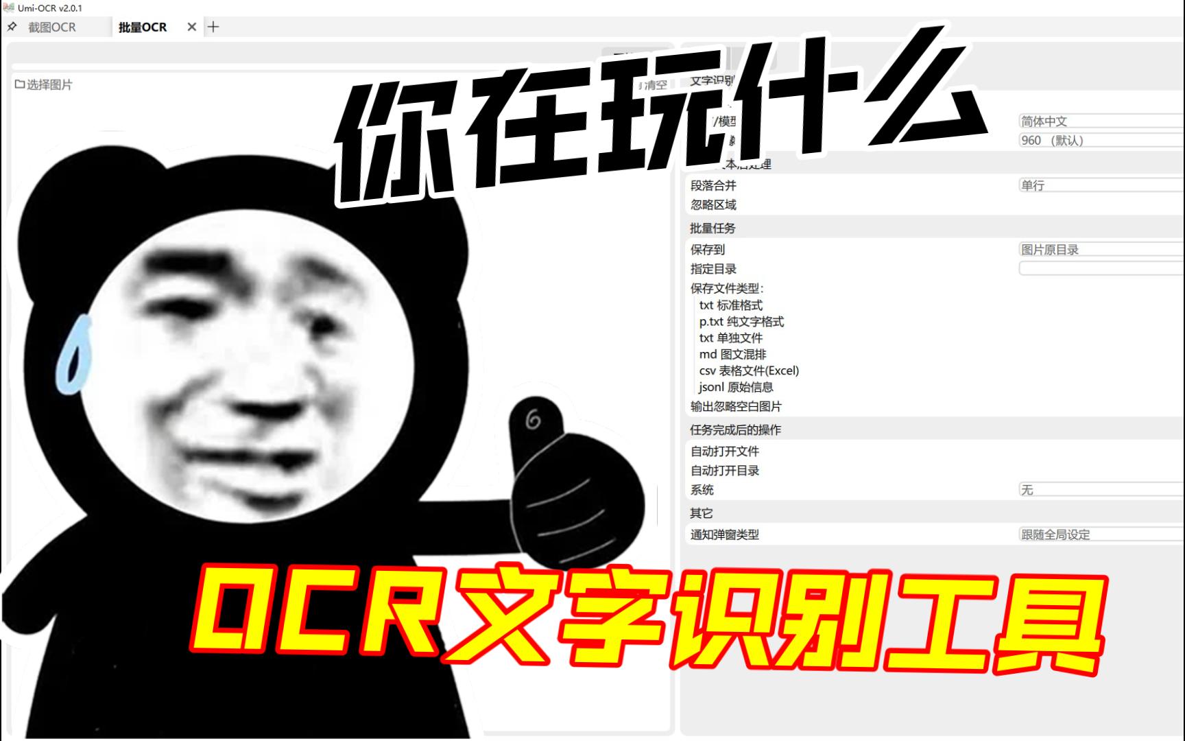 OCR图片文字识别提取工具图片文字提取软件