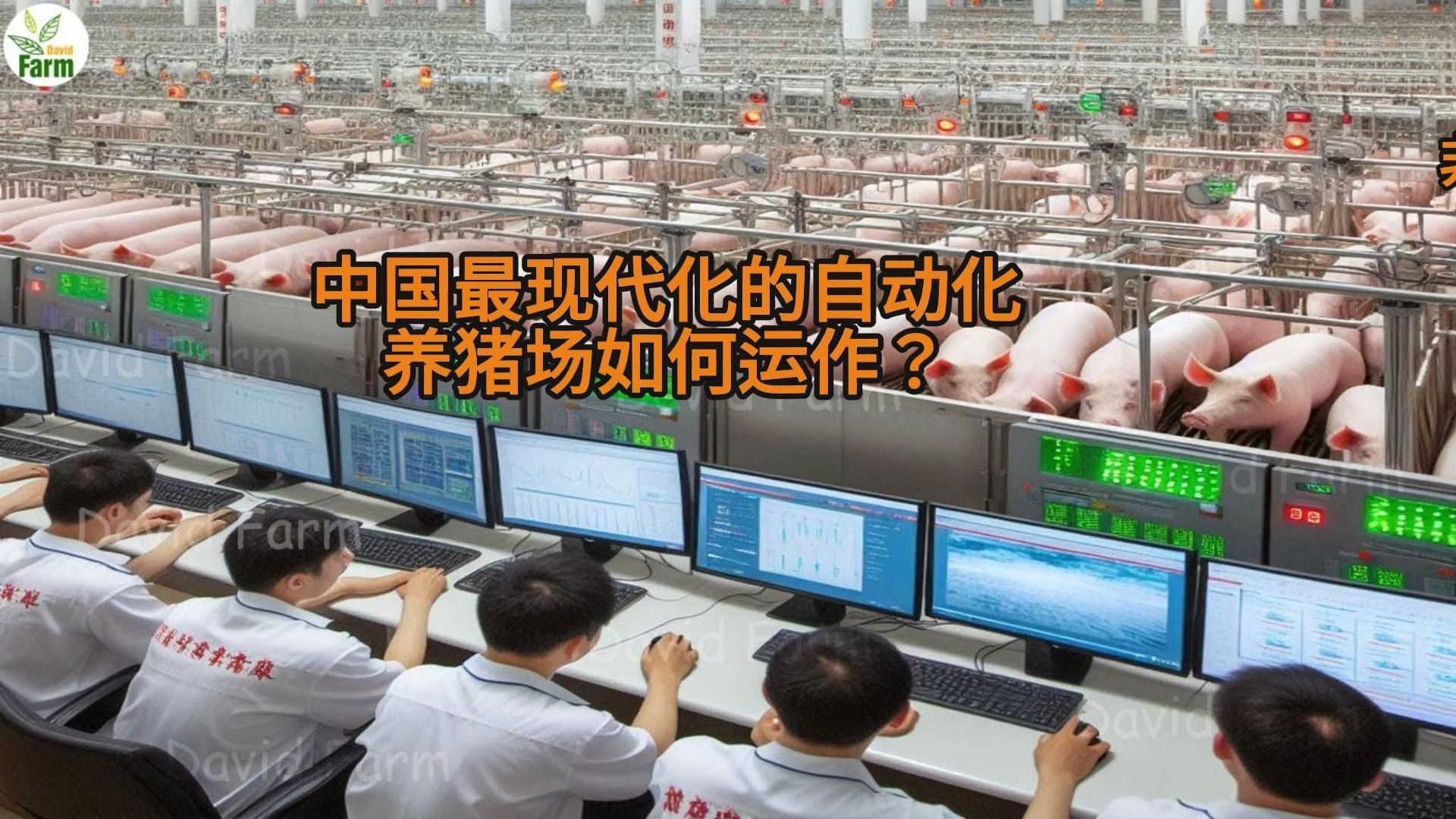 中国最现代化的自动化养猪场如何运作?