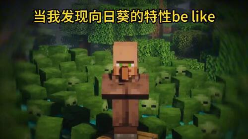 《我的世界》隐藏特性!向日葵竟是指南针?老玩家都惊了!