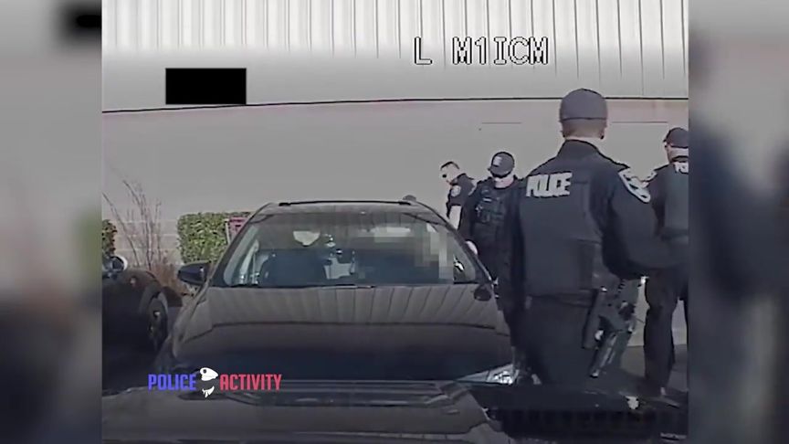 实拍美国警察执法 看看外国警察是如何执法的 执法记录仪视频直播