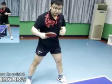 ...学乒乓横拍篇》第13.3集:反手加转弧圈球动作要领_乒乓球教学视频