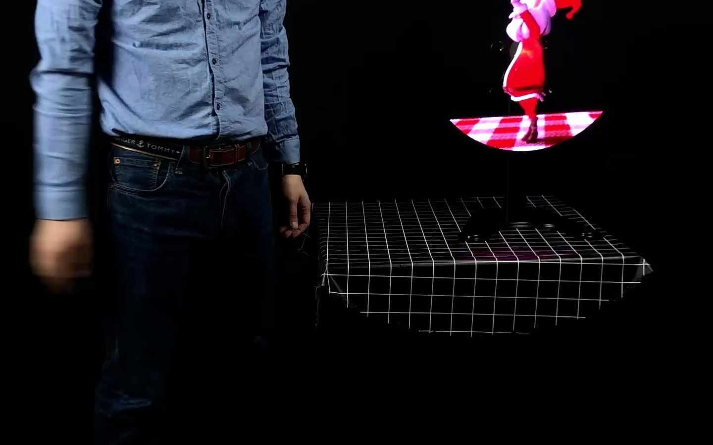 全息风扇演示功能介绍,黑科技,裸眼3D