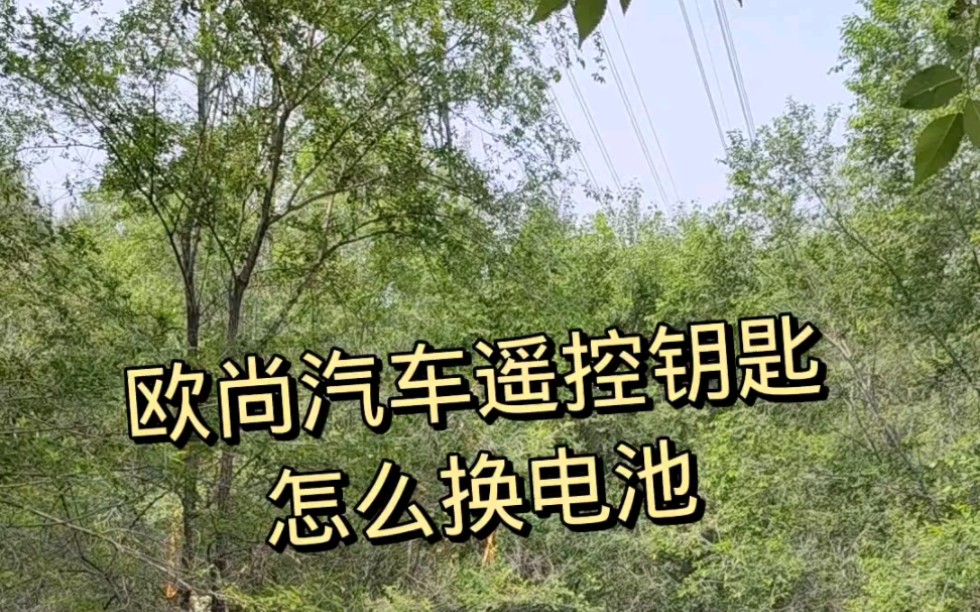 你还在外面换遥控钥匙电池,手把手教你换长安欧尚电池