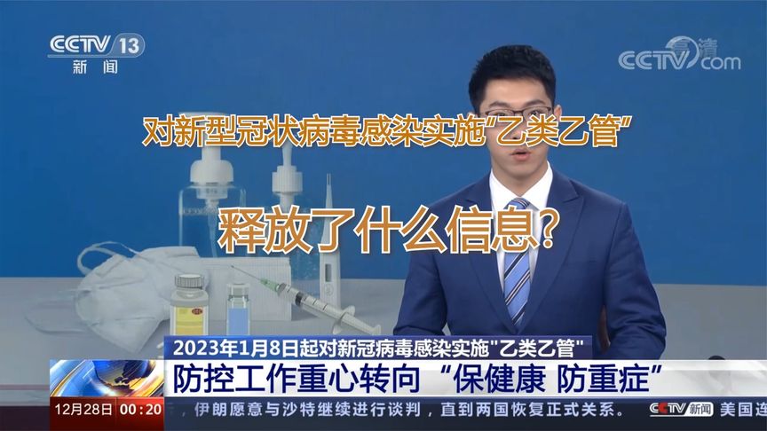 对新型冠状病毒感染实施“乙类乙管”释放了什么信息?