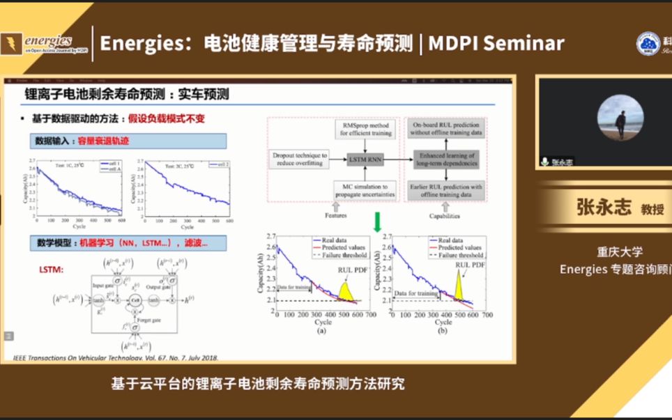 重庆大学 张永志-基于云平台的锂离子电池剩余寿命预测方法研究