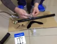 小底座款气筒使用操作