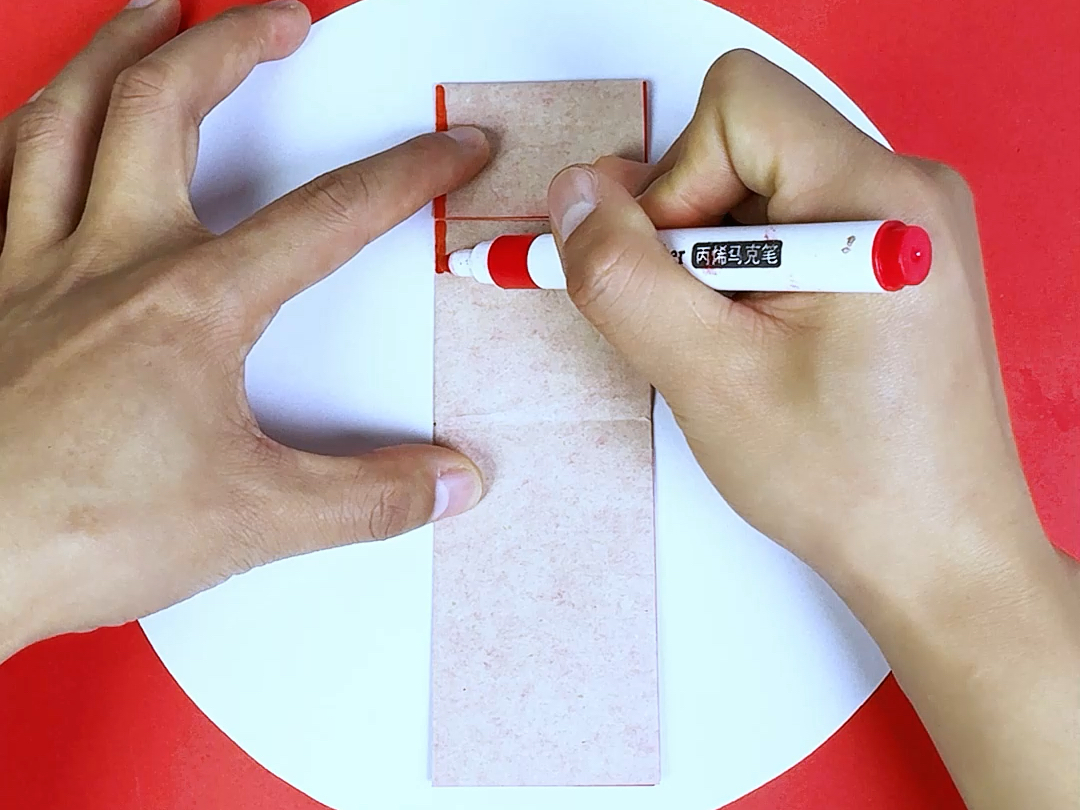 很简单的爱心双喜窗花剪纸,和孩子一起试试吧