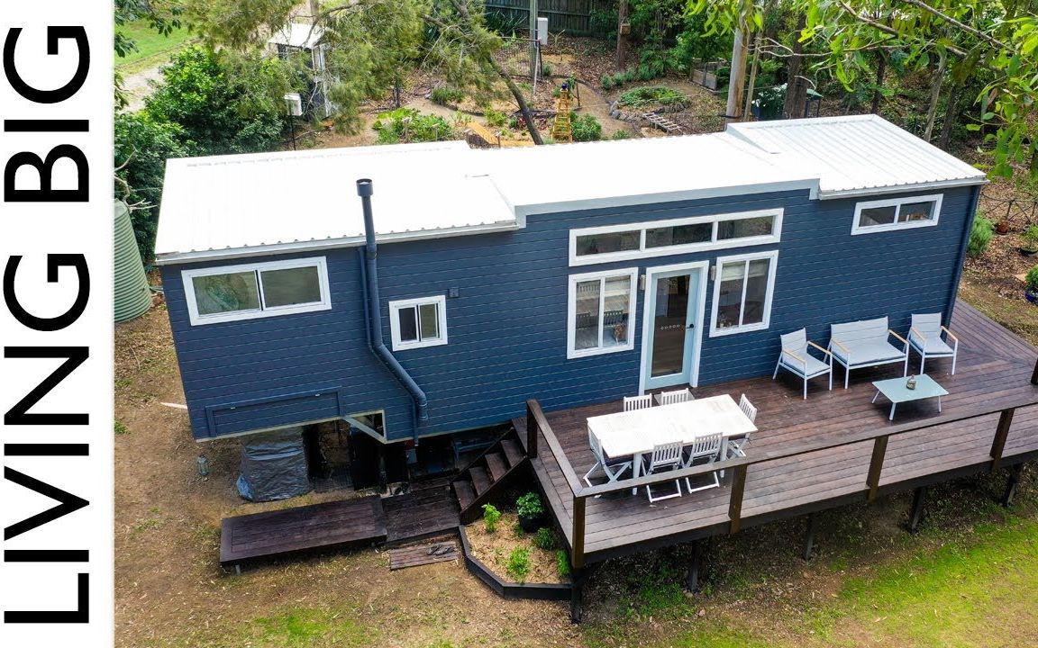 【小屋设计】拥有惊人储物空间的超大现代化小屋(双语)