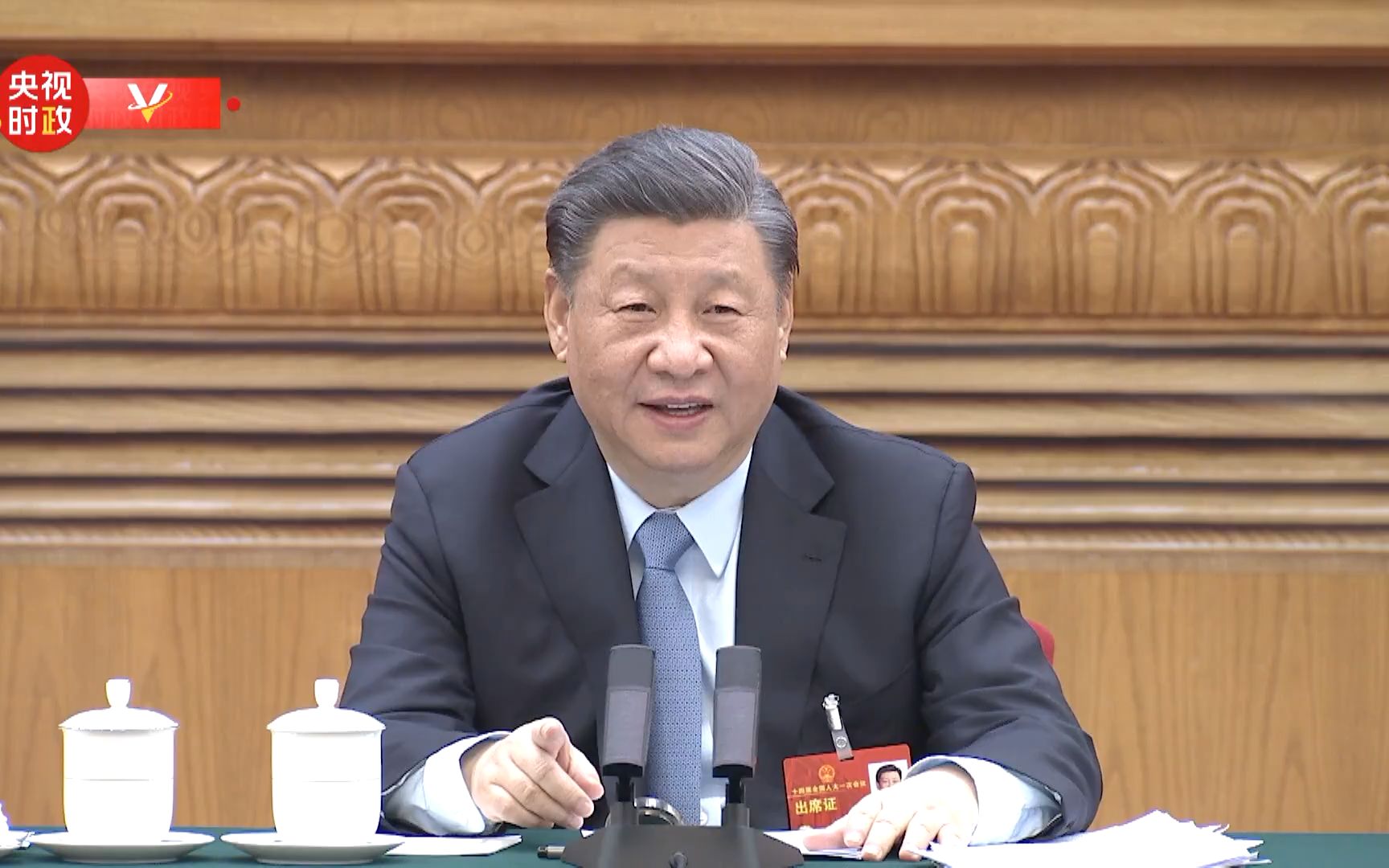 习近平参加江苏代表团审议