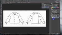 服装设计PS如何提取线稿