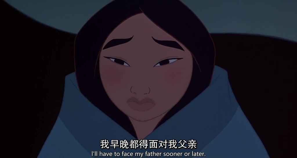 《花木兰》英语配音 视频素材 消音素材