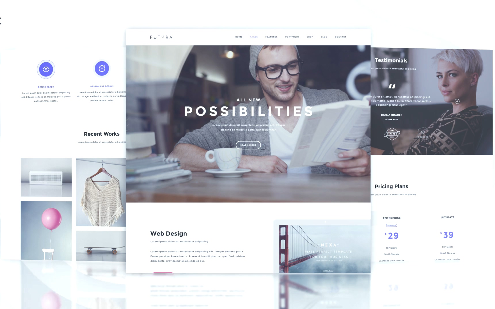 AE模板-网站视频介绍网页演示视频