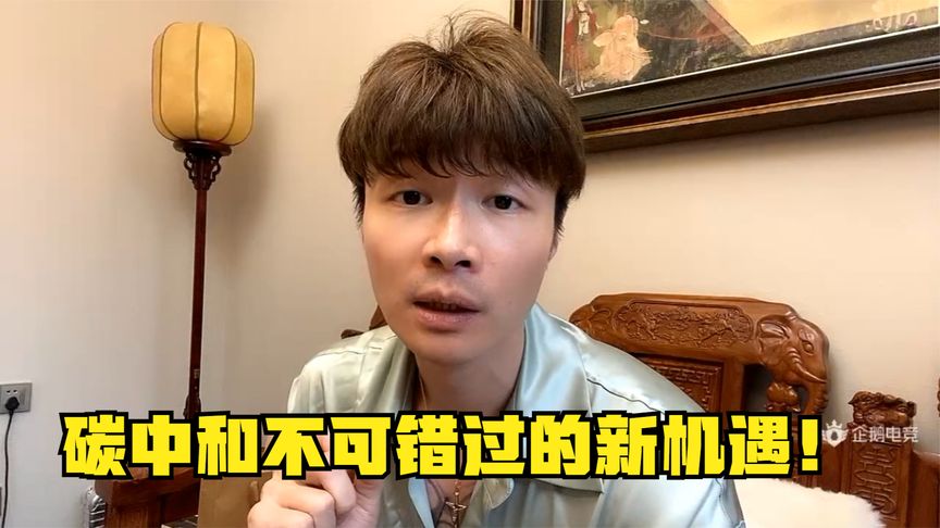 帝师:我看好碳中和项目!不可错过的新机遇!