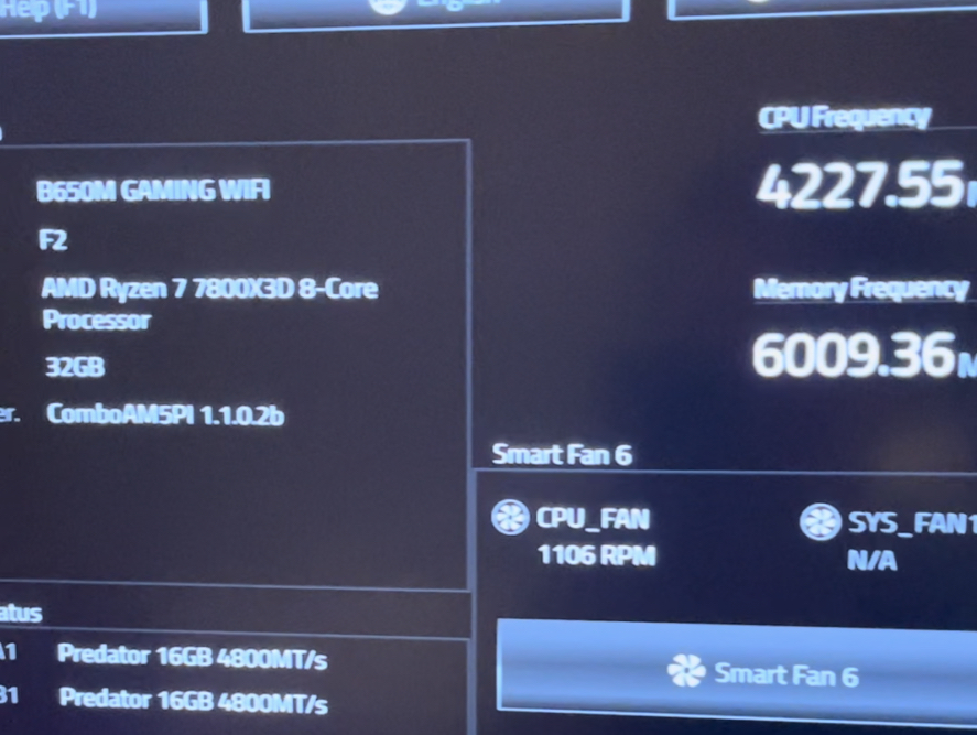 技嘉b650m gaming wifi 白魔鹰修改 bios解锁超频和电压调整