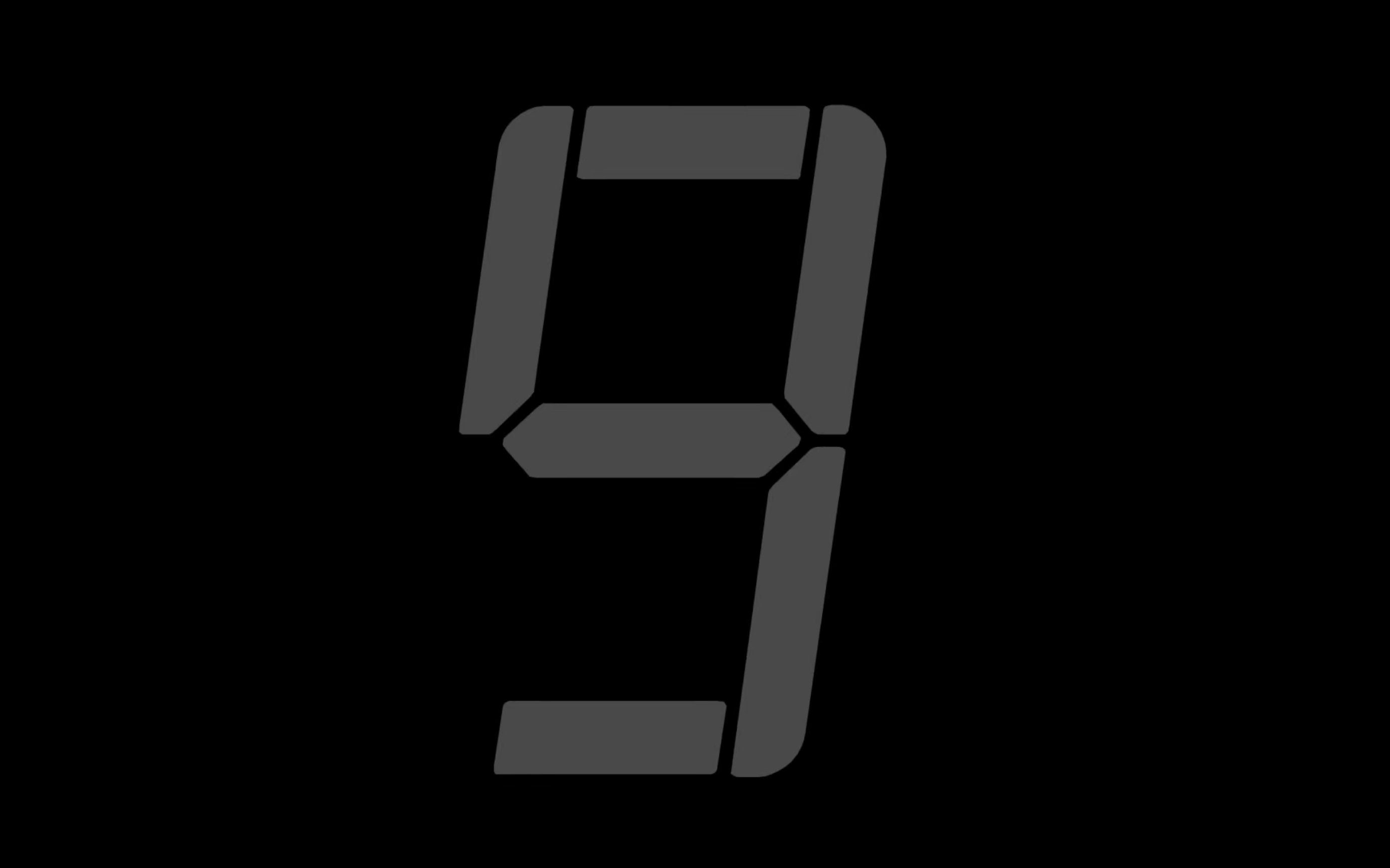 9秒倒计时(彩色数字滚动)