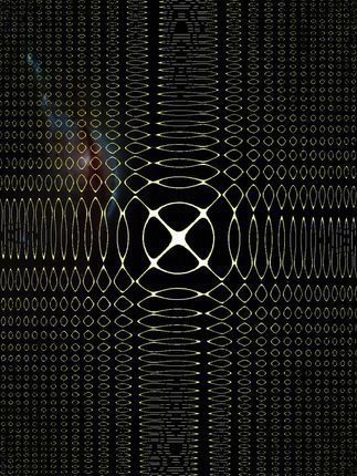 迷人的正弦场图案#星球动画 #几何图形