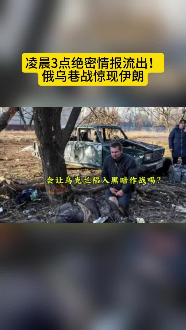 ...情报流出 俄乌巷战惊现伊朗#国际 #俄乌冲突 #军事黑科技 #熊熊战报