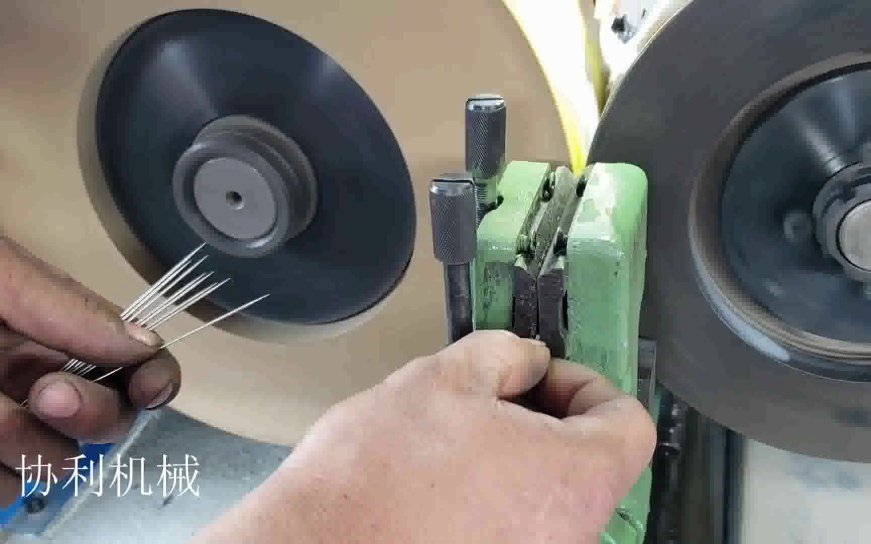 自动无心磨床 打磨自动设备工作视频 组织研磨仪 自动圆棒机