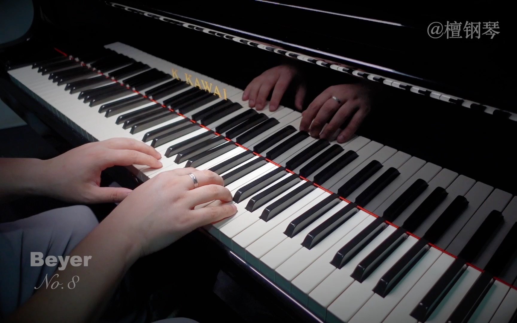 拜厄钢琴基本教程练习No.8~11