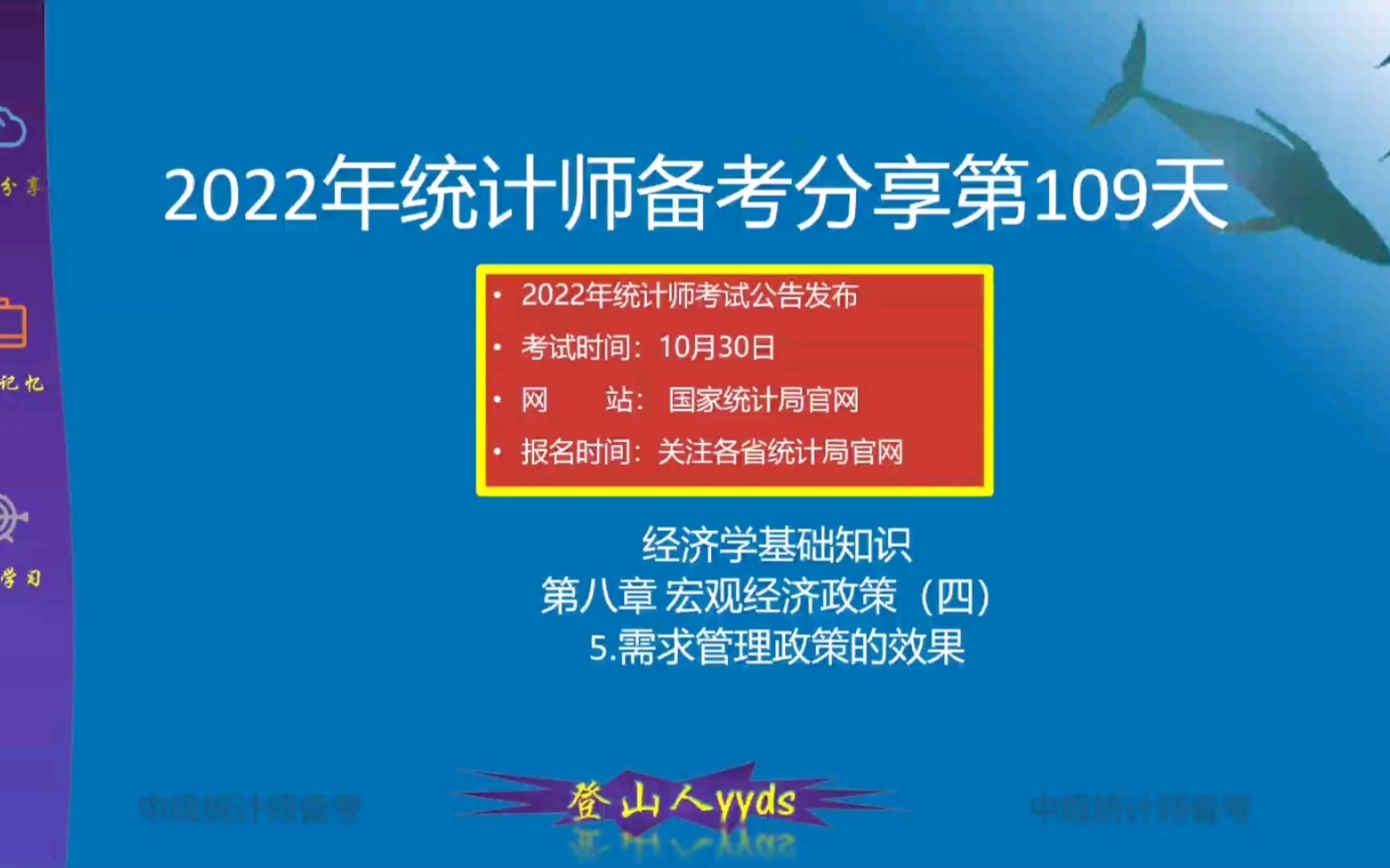 2022统计师备考109经济学基础知识第八章 宏观经济政策(四)要点5....