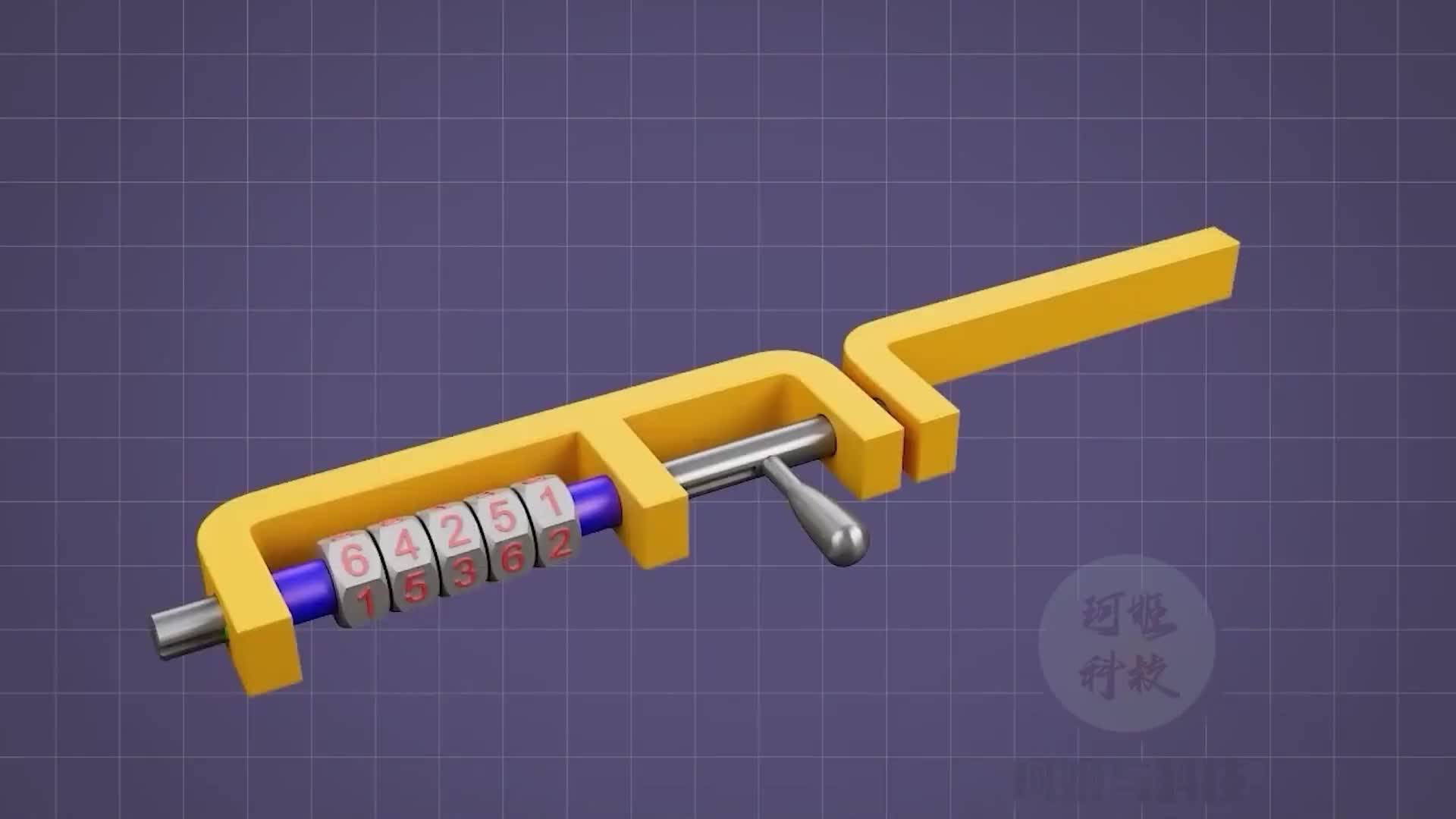 行李箱密码锁的工作原理
