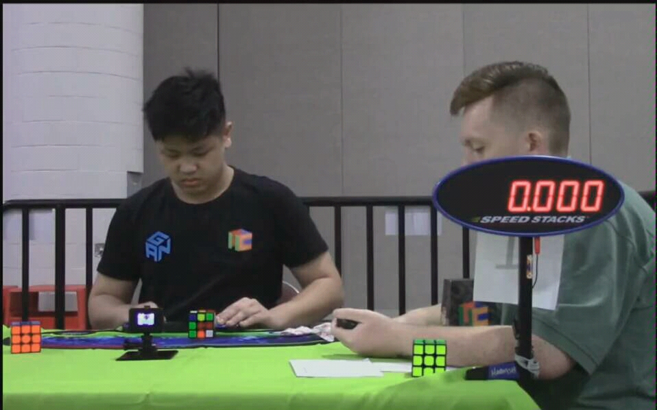 大公园三单单次6.44,遗憾打乱错误,成绩取消(这一定是菲神的诅咒!)