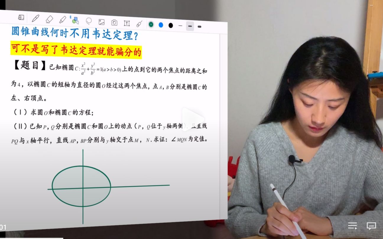 【高中数学】圆锥曲线何时不用韦达定理?考试可不是写了韦达定理就...