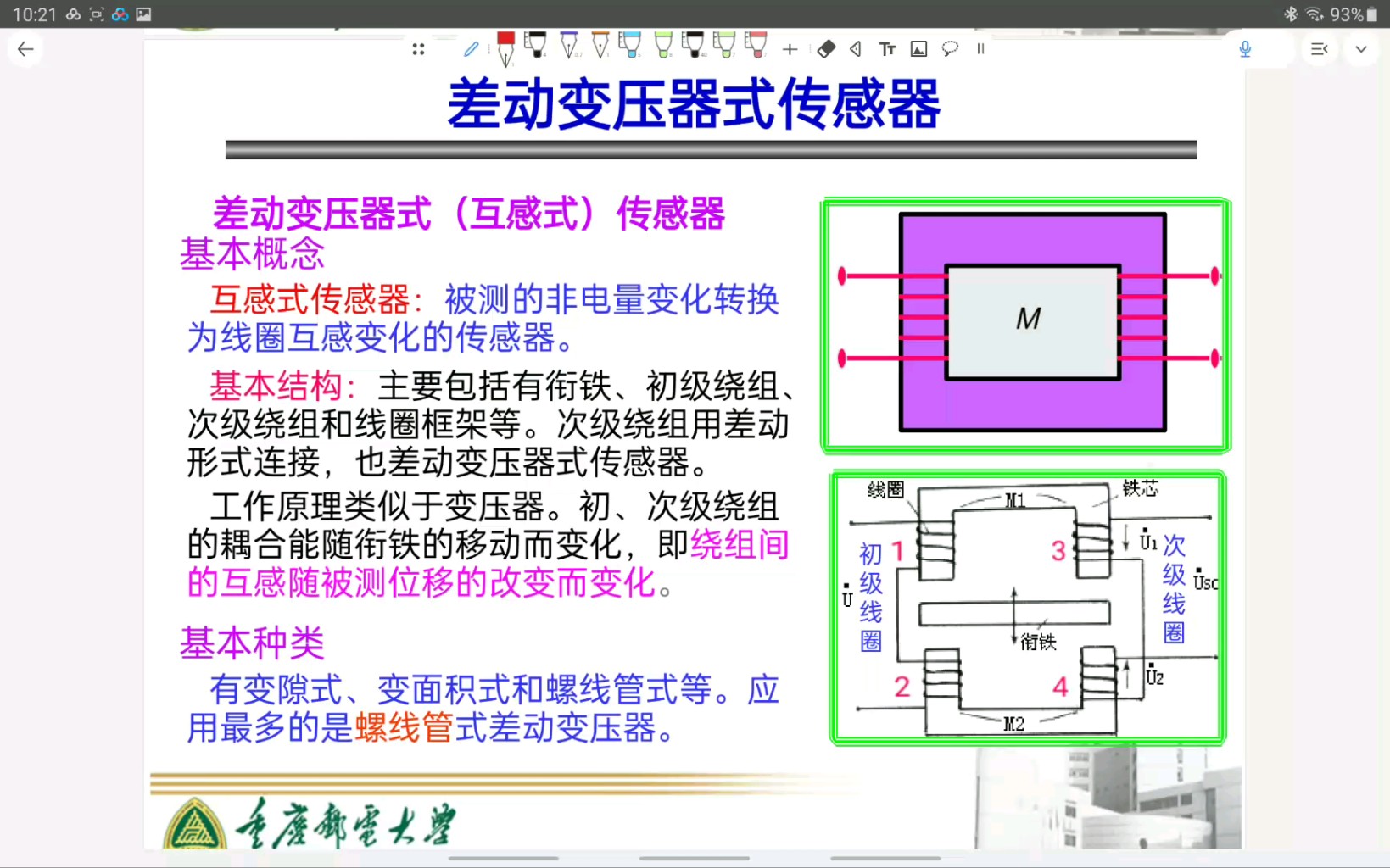 第五章电感式传感器收尾以及一些习题