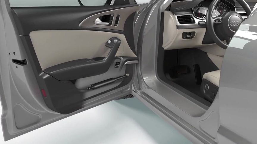 豪车的自动开车门装置,工作原理